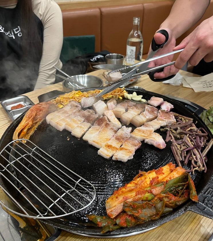 구로디지털단지역 맛집 술집 월화식당 고기집 오겹살 맛있어요 네이버 블로그