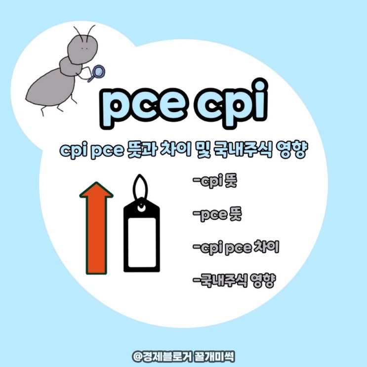 PCE cpi 미국 한국 소비자물가지수 뜻 발표 차이 국내주식 영향 : 네이버 블로그