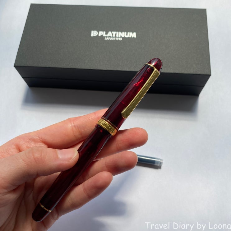 플래티넘 센츄리 3776 만년필 (feat. 14k 금장) : 네이버 블로그