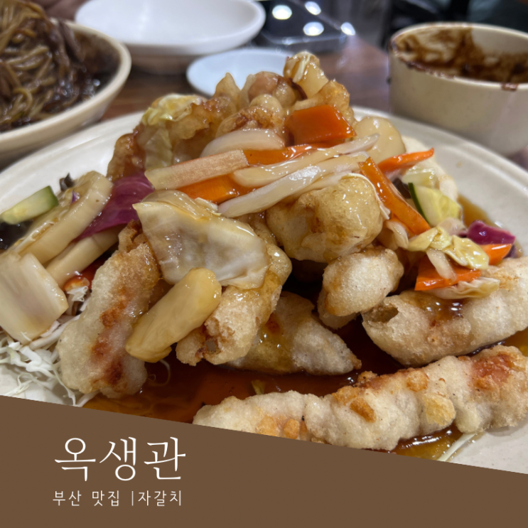 부산 맛집 자갈치역 남포동 간짜장 맛집 옥생관 네이버 블로그