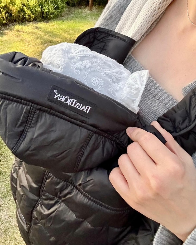 [아기띠 워머 추천] 베이비뵨 프리미엄 패딩 아기띠 워머 강추! : 네이버 블로그