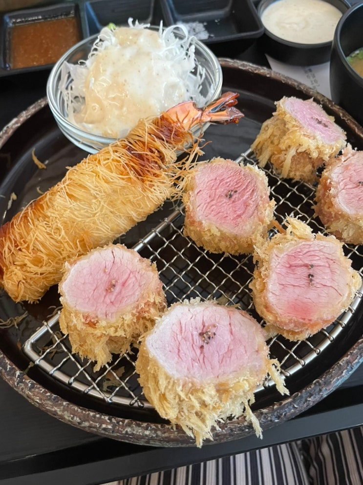 하남스타필드 잇토피아 광평 골동면 한우양지곰탕 오제제 안심돈가츠 새우튀김 맛집추천 네이버 블로그