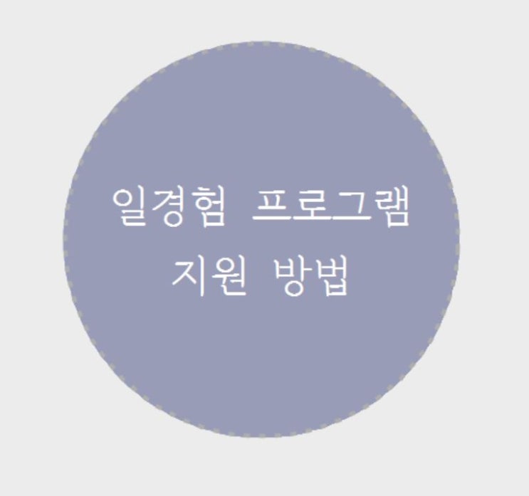 국민취업지원제도 일경험 프로그램 지원 방법 훈련연계형체험형 네이버 블로그