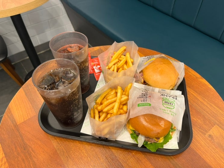 리뷰 버거가 맛있는 프랭크버거인천삼산점 네이버 블로그