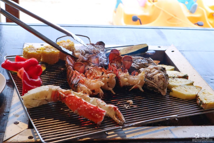 괌 바베큐 투몬비치 두짓타니 맛집 세일즈바베큐 예약 네이버 블로그