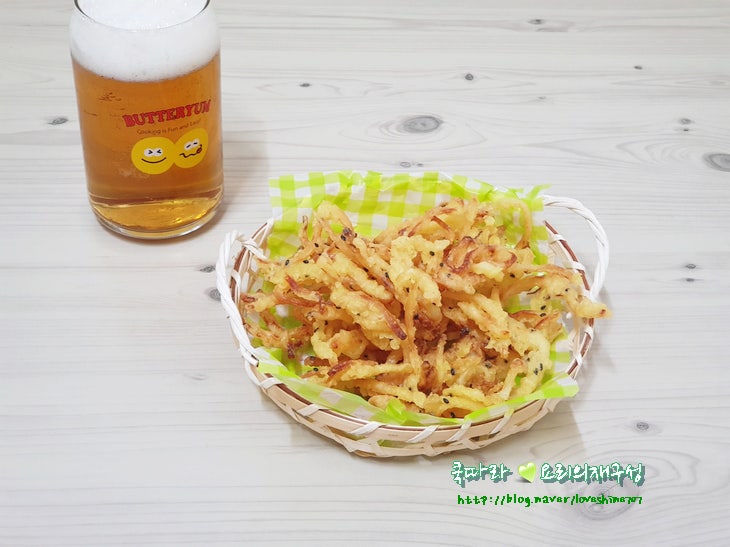 초간단 맥주안주 마른안주 건어물 백진미채요리 오징어 진미채튀김 네이버 블로그