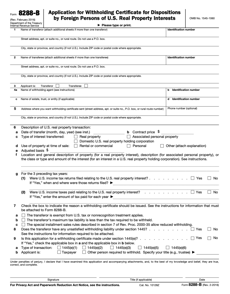 [미국부동산] FIRPTA Withholding을 피할 수 있는 방법 : 네이버 블로그