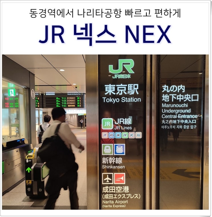 도쿄 여행 도쿄역에서 나리타공항 넥스 나리타익스프레스 타는법 요금 네이버 블로그