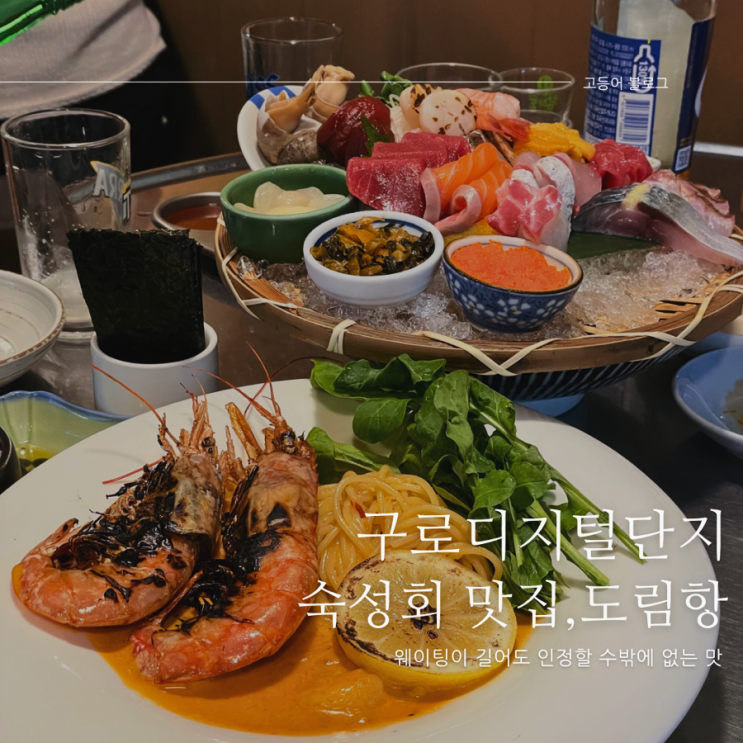 구로디지털단지역 숙성회 맛집 도림항 내돈내산 후기 웨이팅 꿀팁까지 네이버 블로그