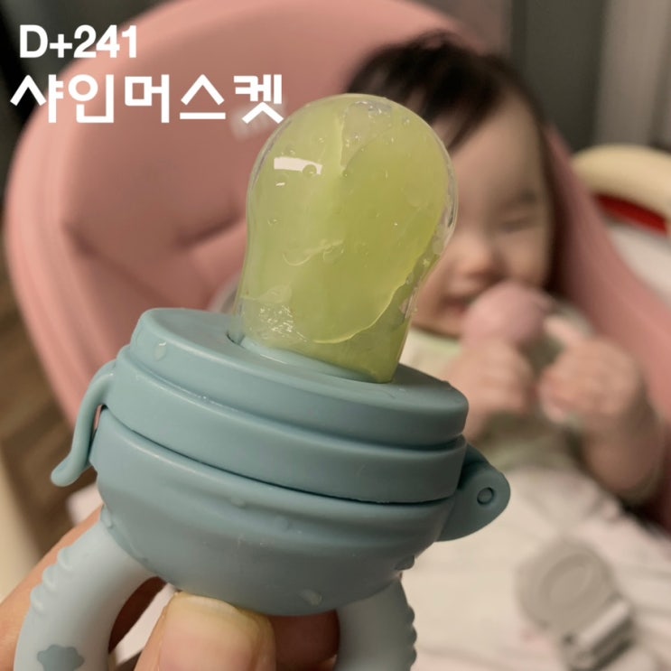 7개월 241일 아기간식 포도샤인머스켓 언제부터 알레르기 테스트일상육아일기 네이버 블로그