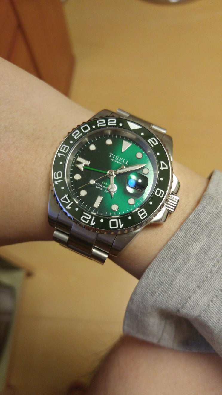 시계 사보았다 시리즈 #15 티셀(tisell)3종 GMT 6460, 빈티지잠수정,바우하우스 미요타9015 기록용 : 네이버 블로그