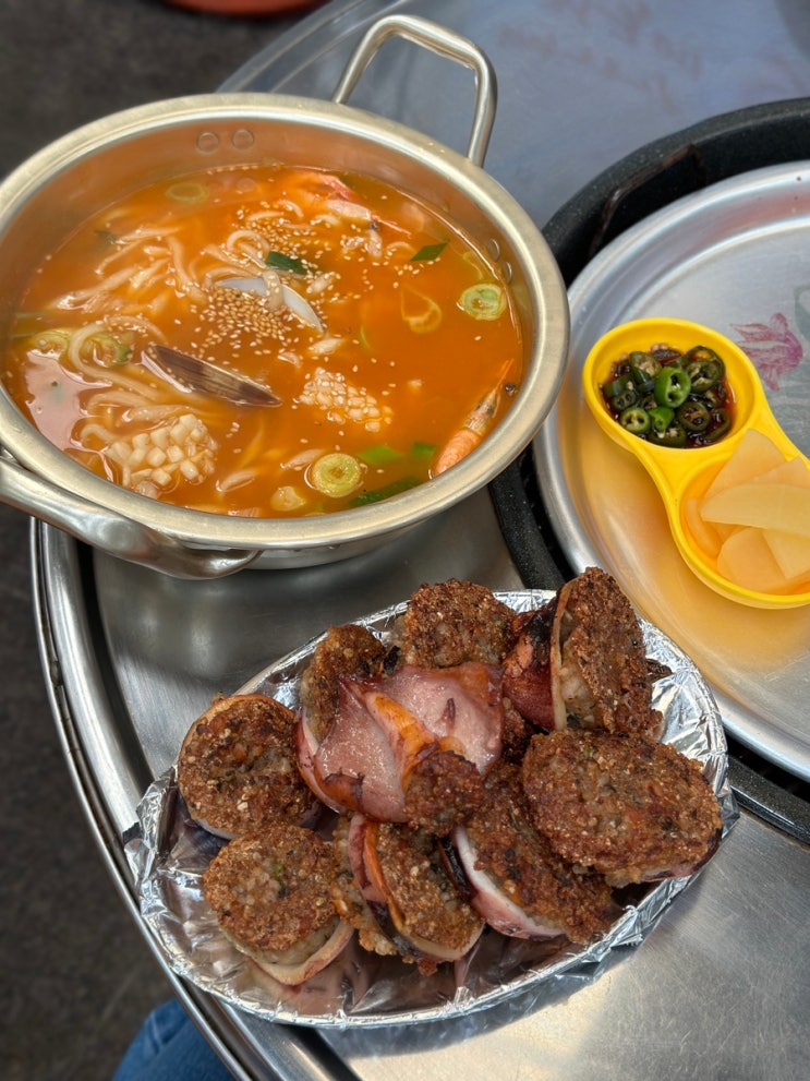 속초 누룽지오징어순대 맛집 모녀가리비 웨이팅 적은 오픈런 대포항 주차 네이버 블로그