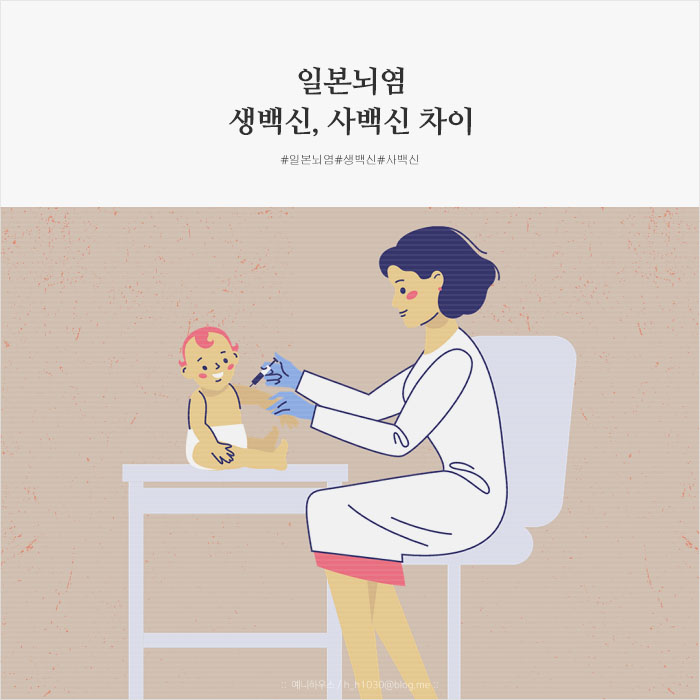 일본뇌염 예방접종 시기 일본뇌염 생백신 사백신 차이점 정리 네이버 블로그