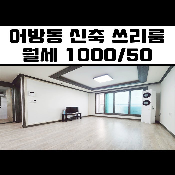 김해 쓰리룸 엘리베이터 있어요~ 어방동 신축 풀옵션 에어컨2대 방2거실넓은 빌라구조 투룸 원룸 임대 Lh 전문 부동산 공인