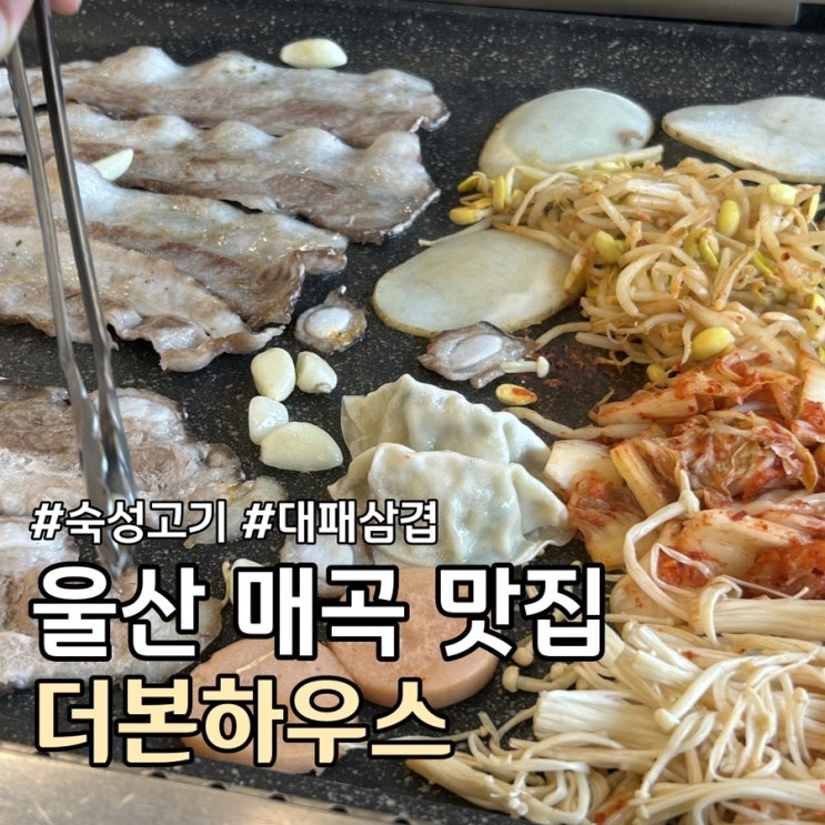 울산 매곡 숙성고기 대패삼겹살 맛집 추천 더본하우스 네이버 블로그