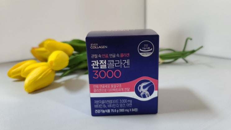 무릎 관절에 좋은 음식 에버콜라겐 추천 관절콜라겐3000 성분 저분자콜라겐펩타이드 비타민b6 아연 비타민d 네이버 블로그