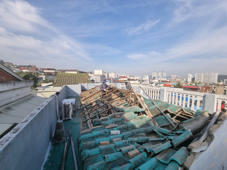 대구 남구 대명동 칼라강판, 함석 기와 시공업체 444번째 지붕 : 네이버 블로그