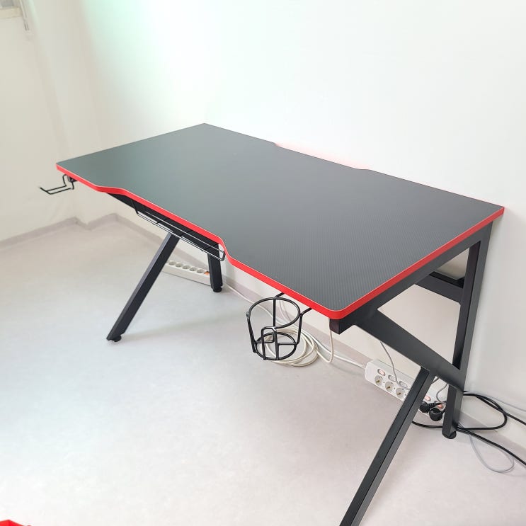 에이픽스 GD001 1200 컴퓨터책상 사무용책상 1인용 게이밍데스크 가성비 책상 : 네이버 블로그