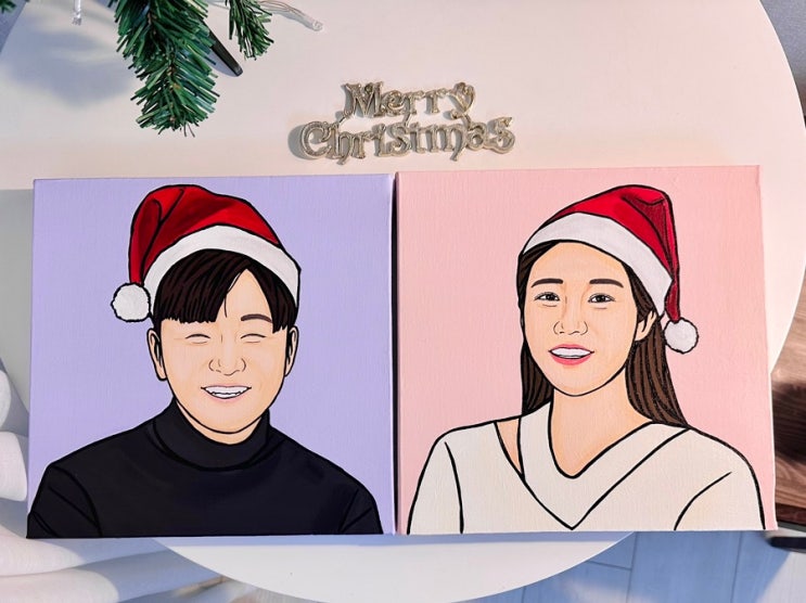 울산 크리스마스 데이트 추천 이색 커플취미생활 원데이클래스 가성비 좋은 커플 팝아트초상화 체험활동 짱짱 네이버 블로그