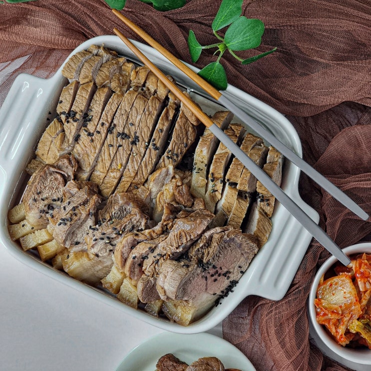 돼지고기 앞다리살수육 맛있게 삶는법 압력솥 한방 쌍화탕 돼지수육 삶기 네이버 블로그