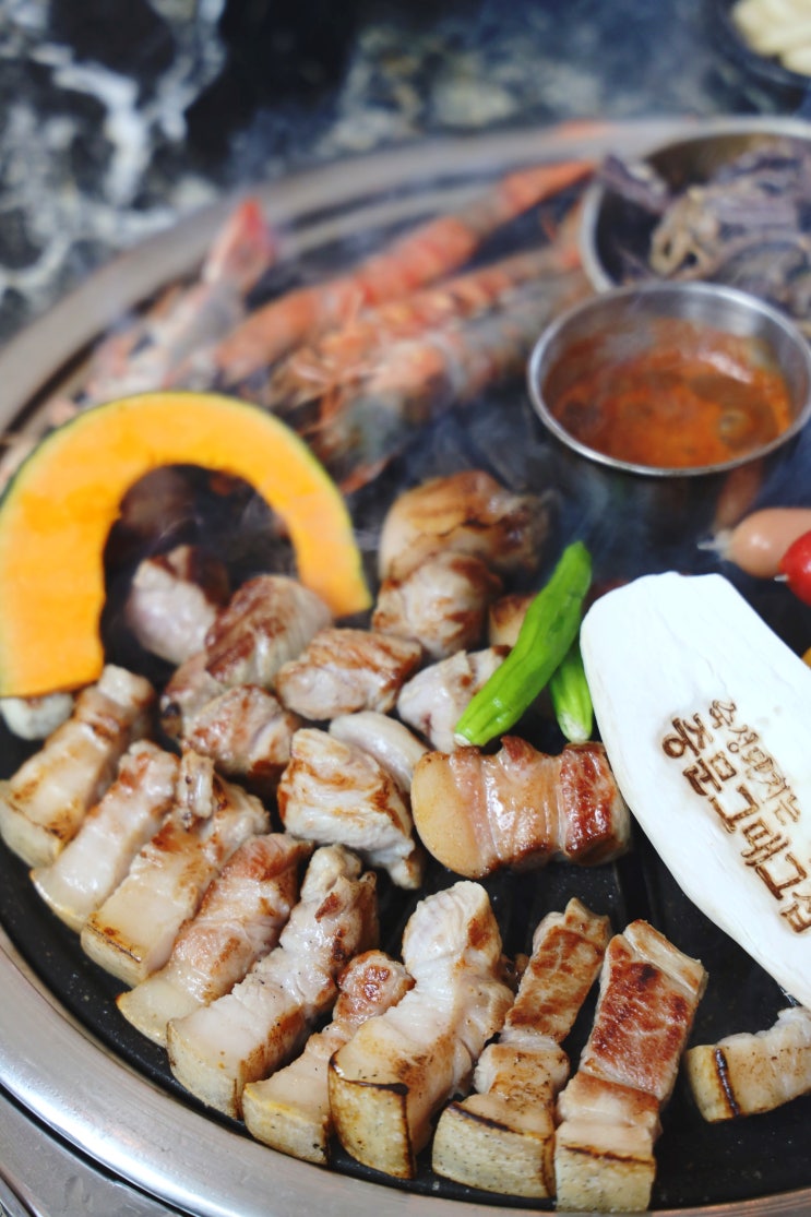 중문 흑돼지 맛집 육즙 폭발하는 제주 애견동반식당 그때그집 중문점 네이버 블로그