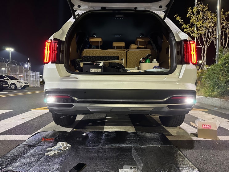 쏘렌토 MQ4 하이브리드 합법인증 LED 후진등 DIY : 네이버 블로그