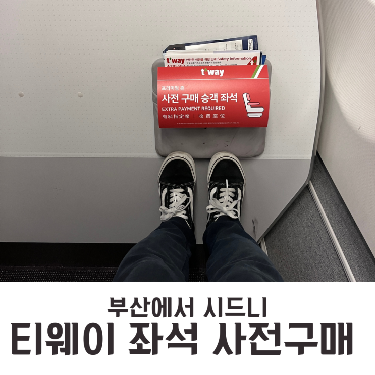 티웨이 시드니 사전 좌석 기내식 후기 부산에서 시드니까지 네이버 블로그
