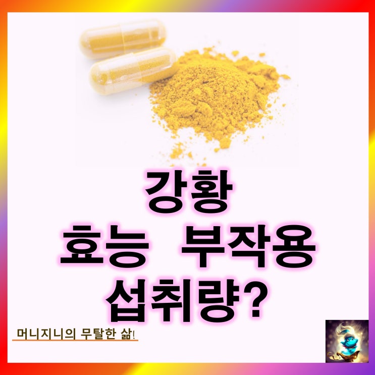 강황 가루 효능과 부작용 섭취량 확인해요 네이버 블로그