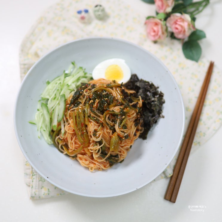 백종원 열무비빔국수 레시피 열무김치국수 백종원 비빔국수 양념장 네이버 블로그