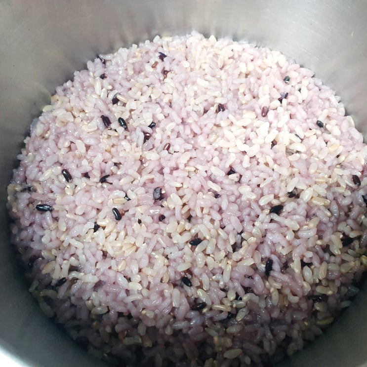 무농약 현미밥 압력밥솥으로 밥하기 : 네이버 블로그