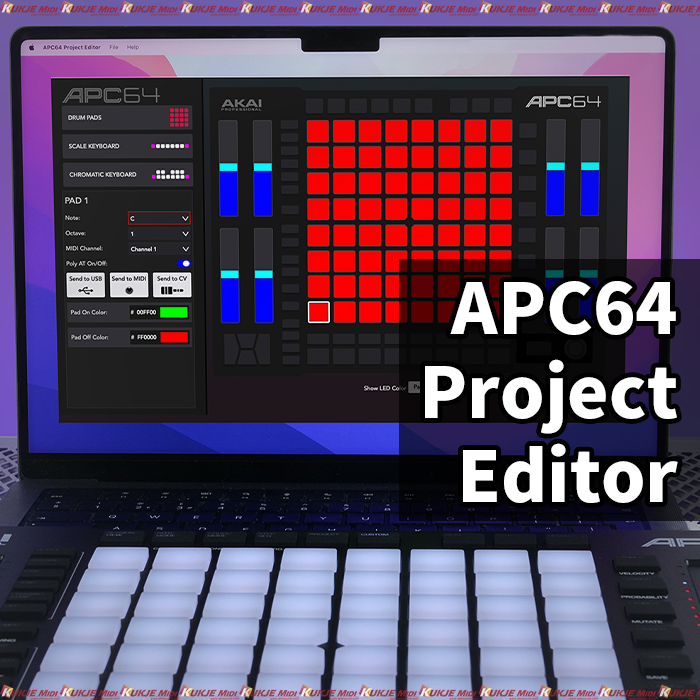 AKAI 에이블톤 컨트롤러 APC 64 Project Editor 소개 by Hanna / 국제미디 사용팁 : 네이버 블로그