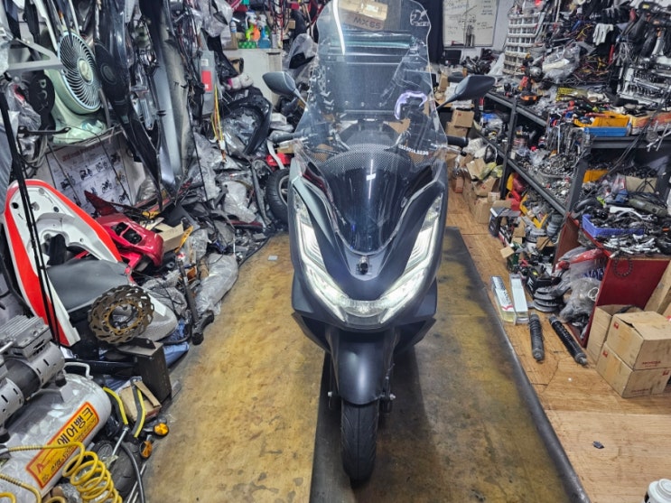 ☆STL☆ PCX125ABS! 키타코 다운쇼바 및 프론트쇼바 로다운작업! : 네이버 블로그