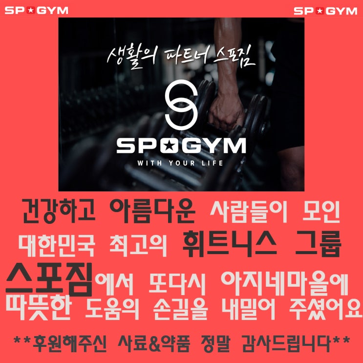 용산헬스 스포짐용산점 유기견 아이들에게 온기를 전달하는 봉사활동 네이버 블로그