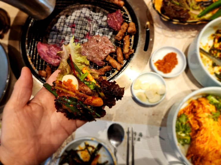 원주 돼지갈비 맛집 : 방가옥 평일 점심 정식 : 네이버 블로그
