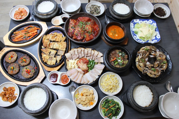 더크로스비cc 맛집 푸짐한 한정식 돌솥밥시골밥상 네이버 블로그