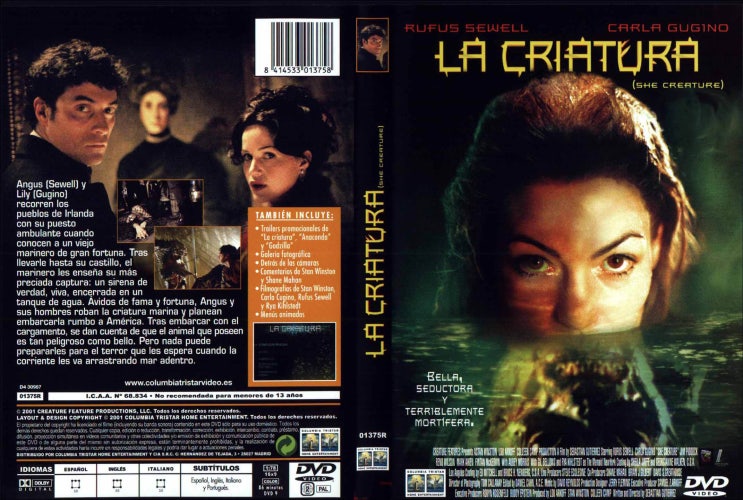 쉬 크리쳐 (Mermaid Chronicles Part 1: She Creature, 2001) DVD : 네이버 블로그