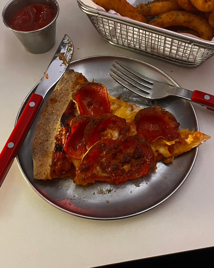 한남동 피자 맛집 뉴오더클럽 페퍼로니 포테이토 하프앤하프 네이버 블로그