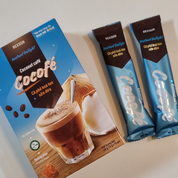 베트남 쇼핑리스트 코코넛 커피 추천 🥥 Rexsun Cocofe' 코코페 맛있게 먹는 방법 : 네이버 블로그