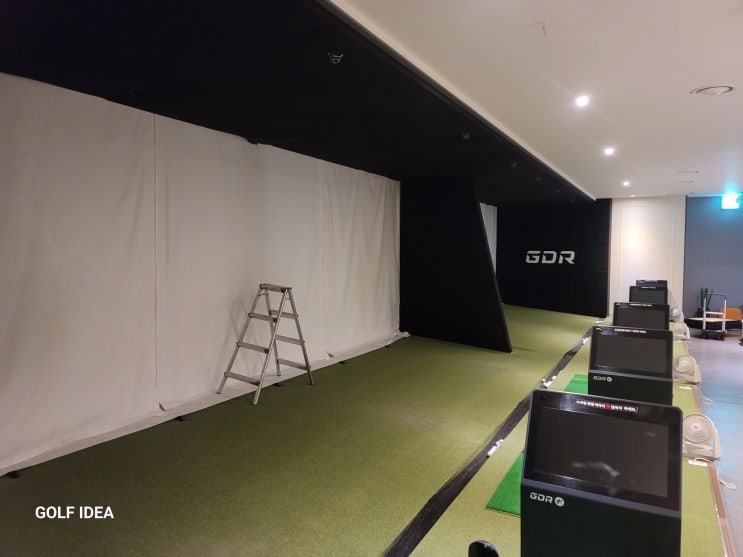 분당 골프존파크 메모리폼 교체 벽면합판보강 골프존메모리폼 스크린골프유지보수 네이버 블로그