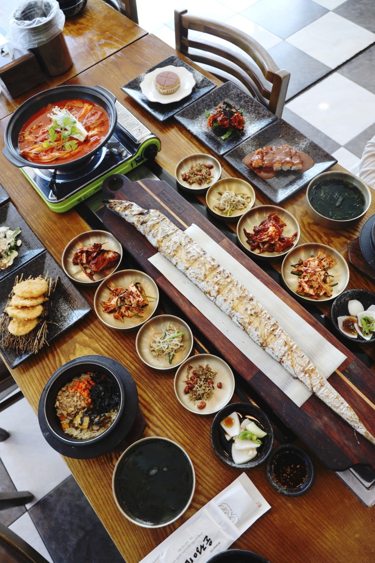 제주도 갈치조림 현지인 맛집 제주 통갈치구이 서귀포 아침식사 중문 운정이네 네이버 블로그