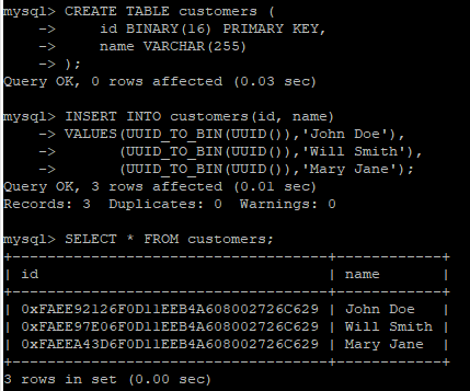[MySQL] MySQL에서 기본키로 UUID를 선택했을 때의 장단점 및 특징 : 네이버 블로그