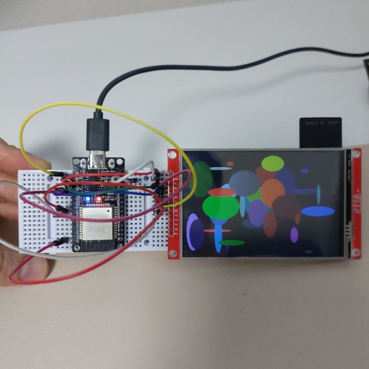 [ESP32] TFT 터치 LCD 사용하기(ILI9488드라이버) : 네이버 블로그