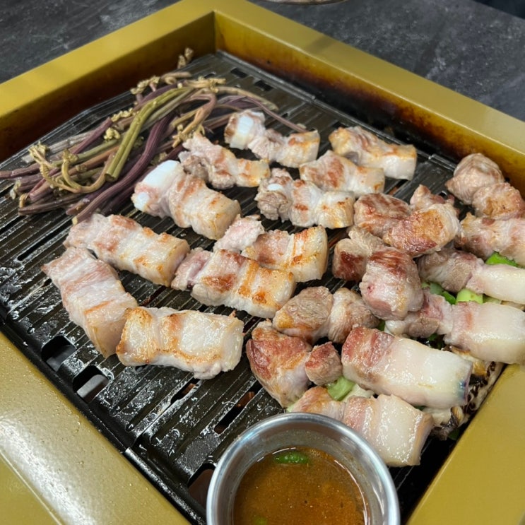 서귀포올레시장맛집 배 터지게 먹을 수 있는 서귀포고기집남매네흑돼지서귀포점 네이버 블로그