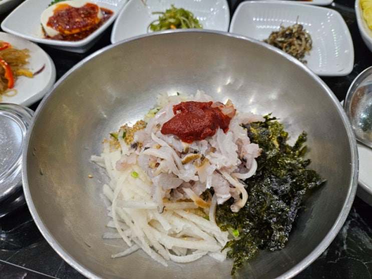 포항맛집 포항식 참가자미 고추장물회 장성동 장선주횟집 네이버 블로그