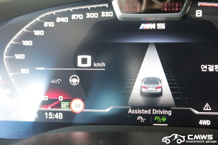 BMW M5 LCI 운전자 지원 시스템 차선 변경 어시스턴트 활성화 [대구 BMW 코딩 / 2020 BMW F90 M5 컴피티션 ...
