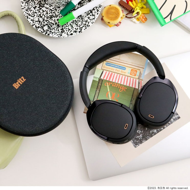 브리츠 BT6000 ANC 노이즈캔슬링 블루투스 헤드폰 : 네이버 블로그