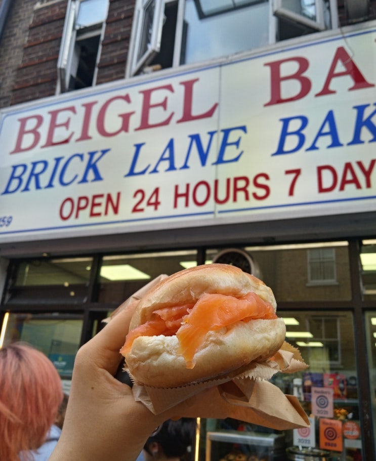 런던 베이글 맛집_ 브릭레인 베이글 베이크 Beigel Bake / 비베이글 B Bagel / 베이글샵 Beigel shop ...