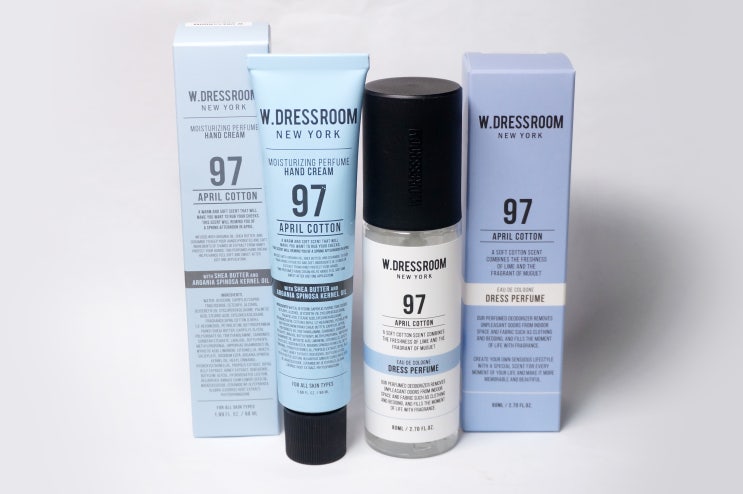 세제향 핸드크림 & 드레스퍼퓸, 더블유드레스룸 에이프릴코튼 : 네이버 블로그