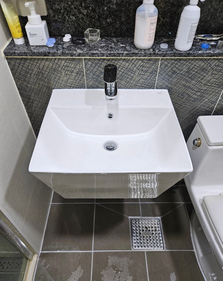 용인 세면대교체 - 수지 성복동 성복자이1차아파트 대림 세면기교체비용 (대림바스 CL370) : 네이버 블로그