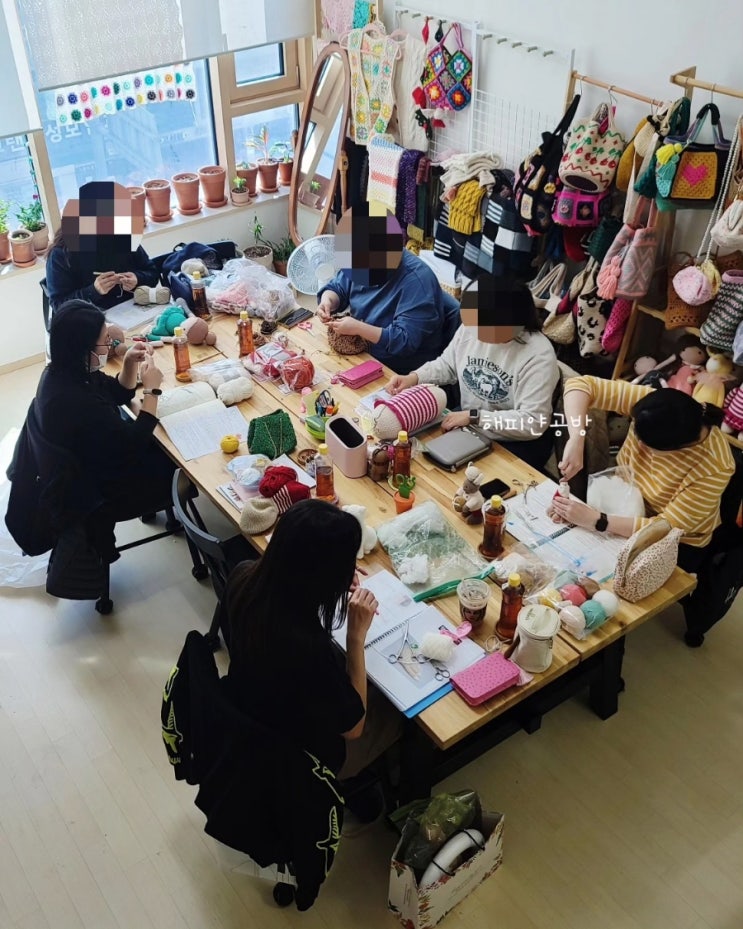 코바늘 대바늘 손뜨개 뜨개질 공방 클래스 수업 강동구 잠실 송파구 강남 미사 구리 남양주 성내동 천호 암사 길동 명일 인형